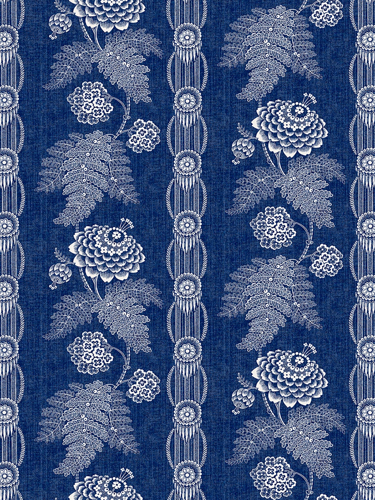 Celeste Wallpaper - Indigo – Wells Abbott | To The Trade