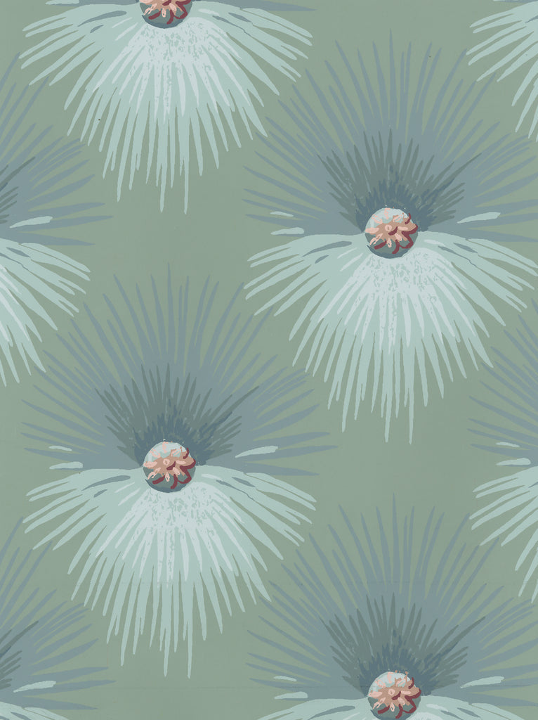 Sheryl Wallpaper - Blue/Pink – Wells Abbott | To The Trade