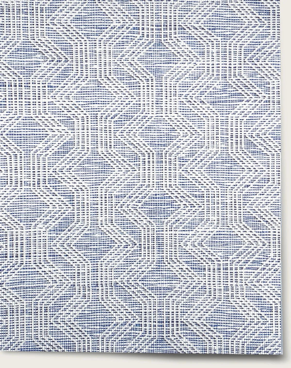 Spindle Wallpaper - Carriage House Blue – Wells Abbott | To The Trade