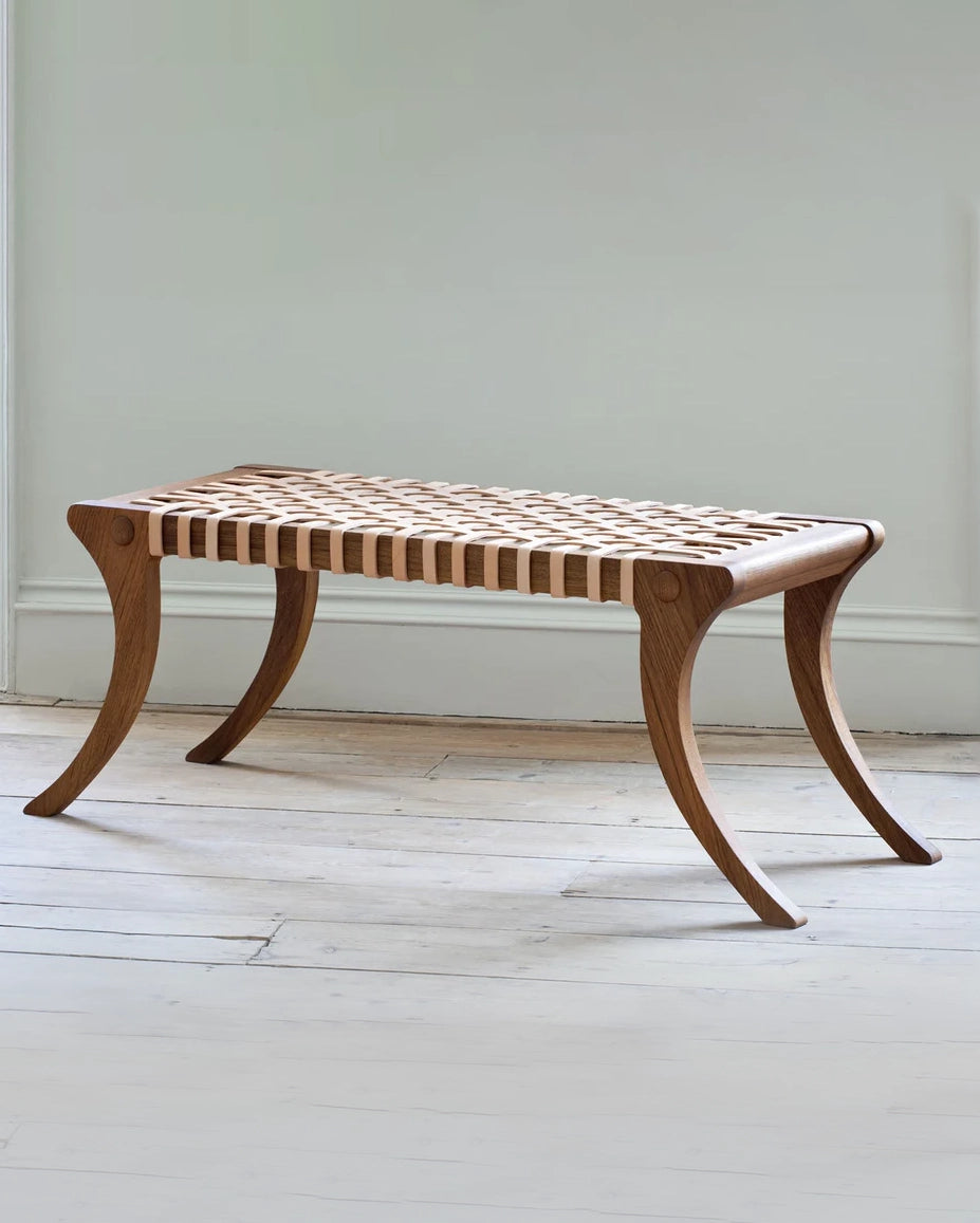 Klismos Bench, Leather (I) – Wells Abbott | To The Trade