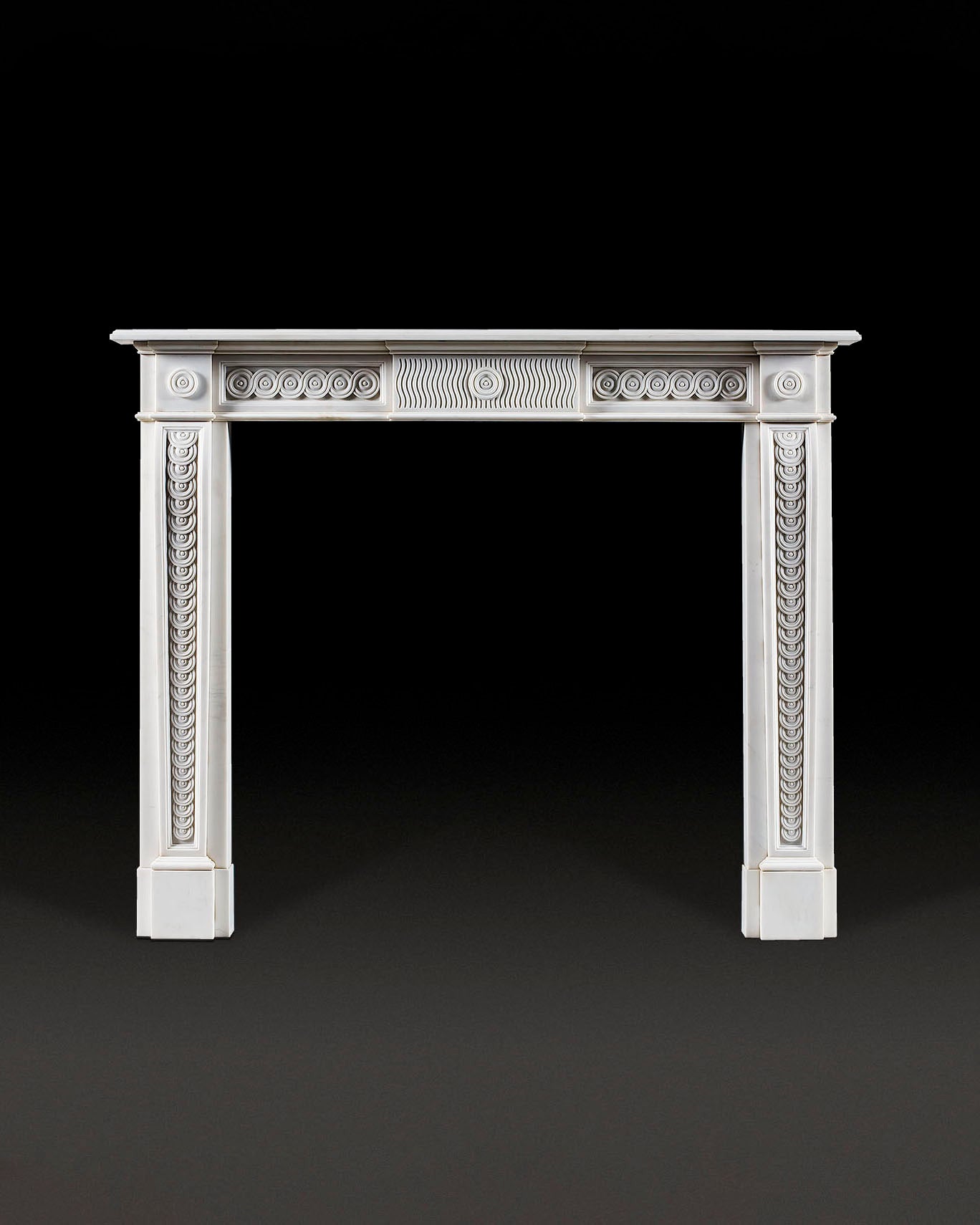 Stapeley Chimneypiece - White Marble – Wells Abbott | To The Trade