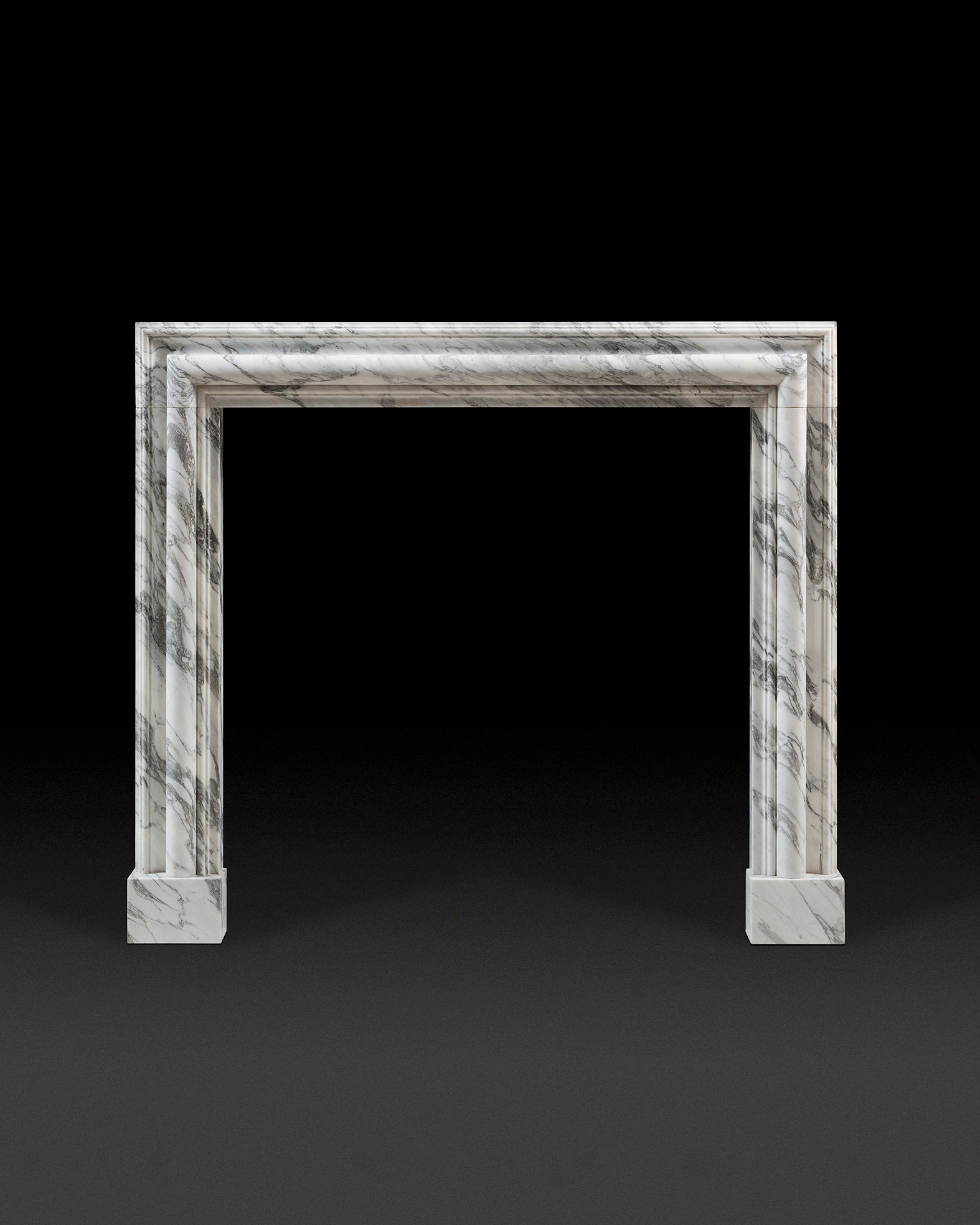 Walden Bolection Chimneypiece - Grey Italian Breche – Wells Abbott | To ...
